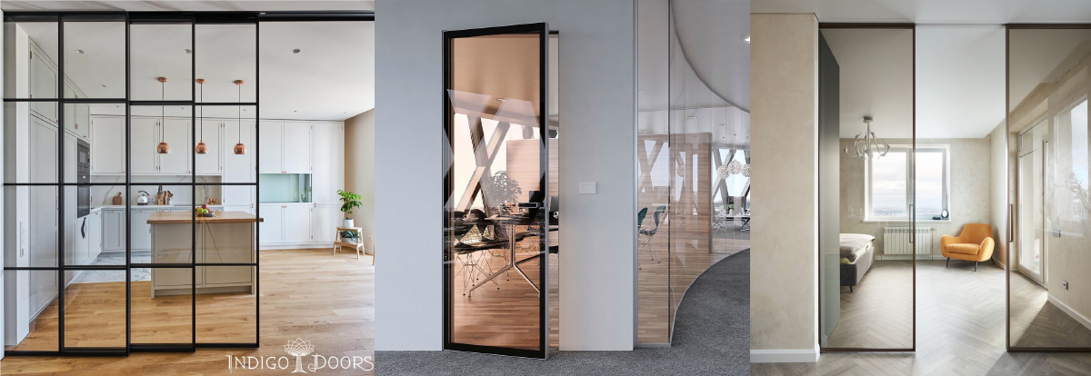 Interroom doors with mirrors and glass - functionality and style in ...